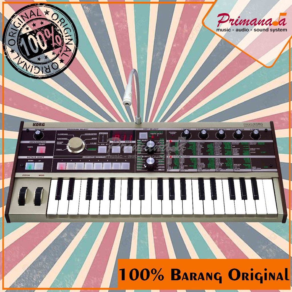 Jual Korg Microkorg MK1 Synthesizer Vocoder Original Garansi Resmi ...