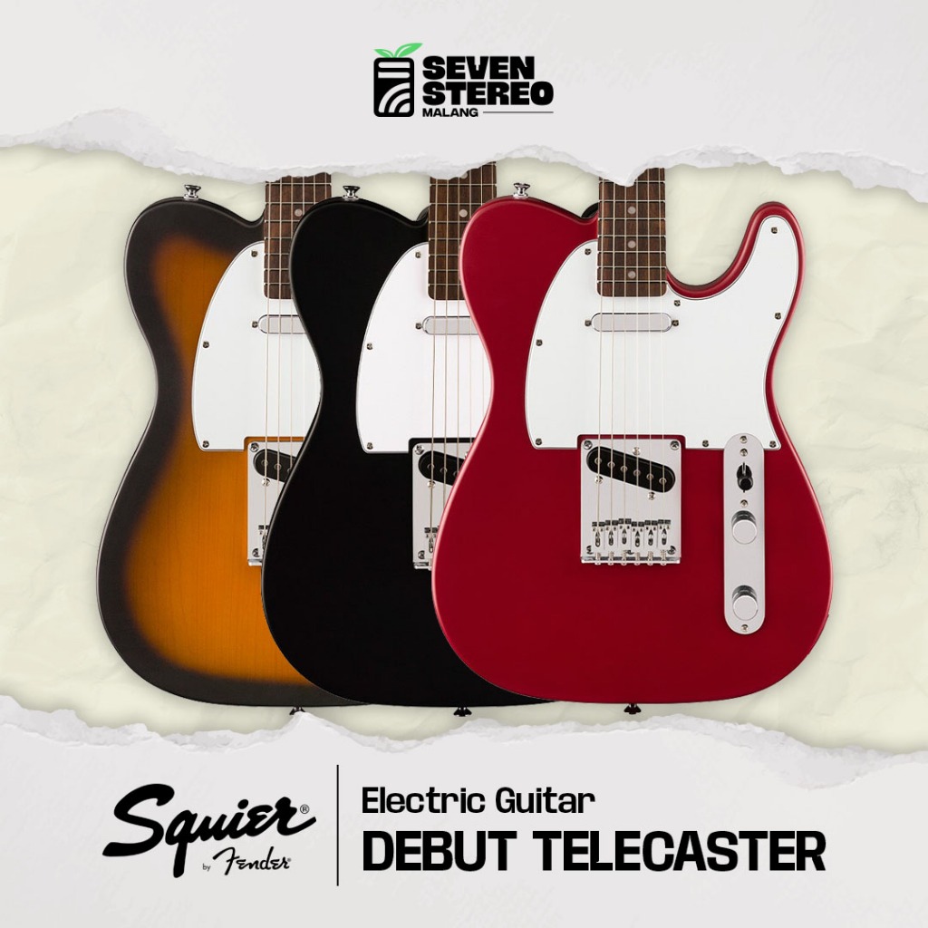 Jual Squier Debut Series Telecaster Electric Guitar, Laurel FB - Gitar Elektrik Squier by Fender ...