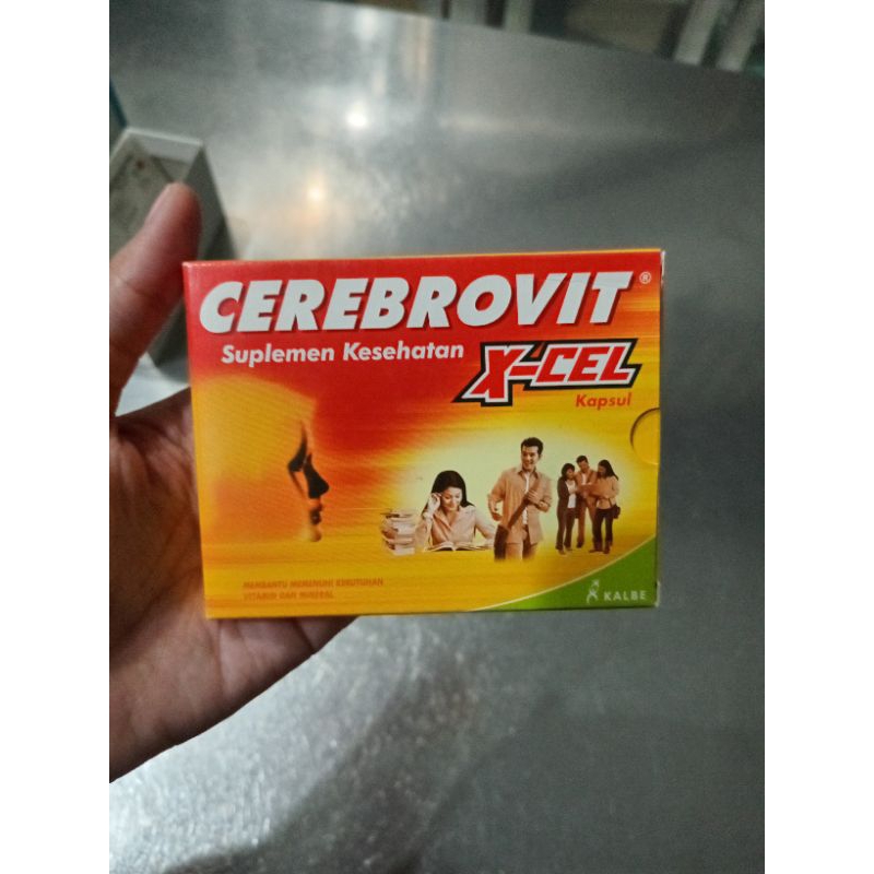 Jual CEREBROVIT X-CEL / 1 STRIP ISI 10 TABLET | Shopee Indonesia
