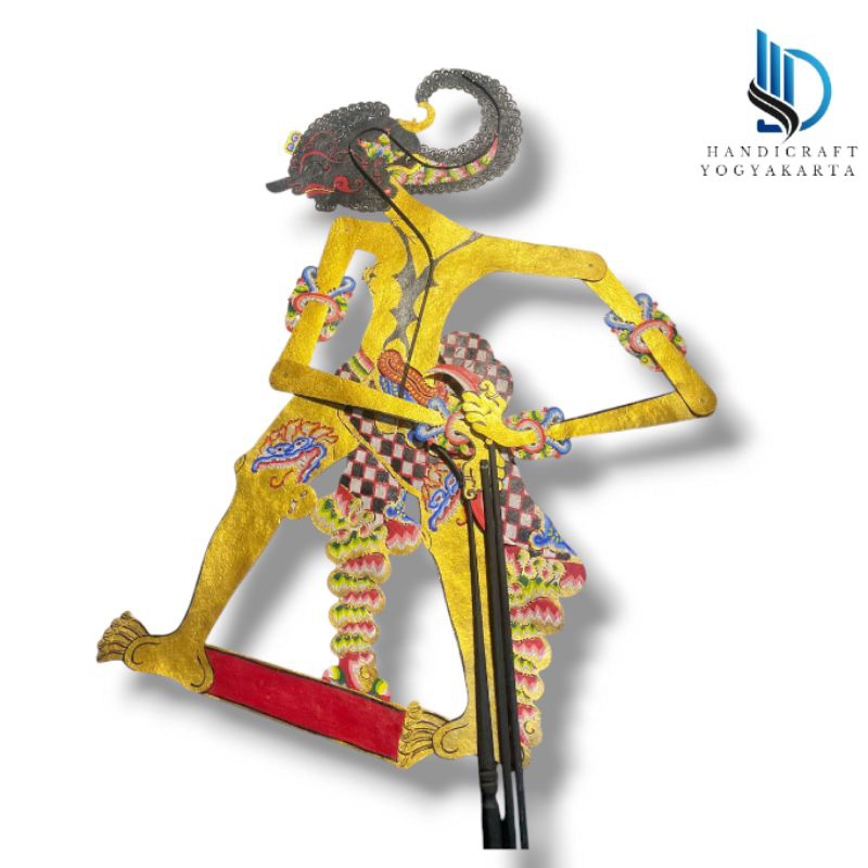 Jual WAYANG KULIT ASLI WERKUDARA ALUSAN GAPIT BAMBU UKURAN 70 -+CM ...