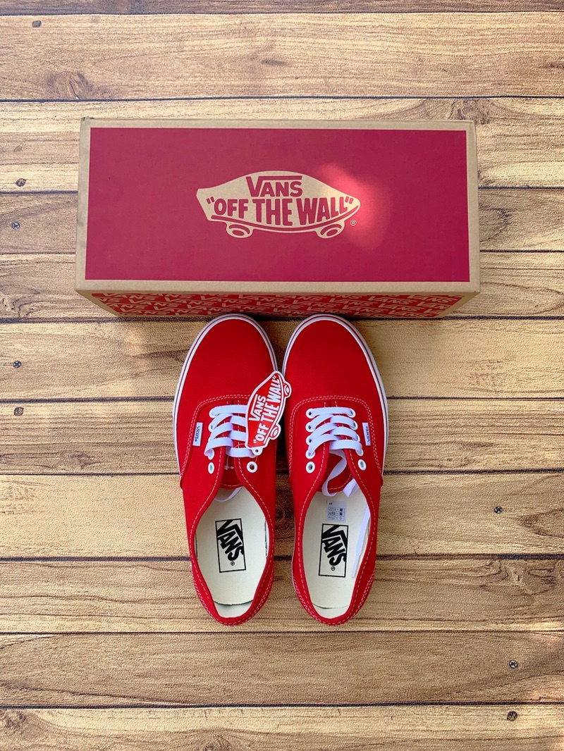Jual Sepatu Vans Authentic Red | Shopee Indonesia