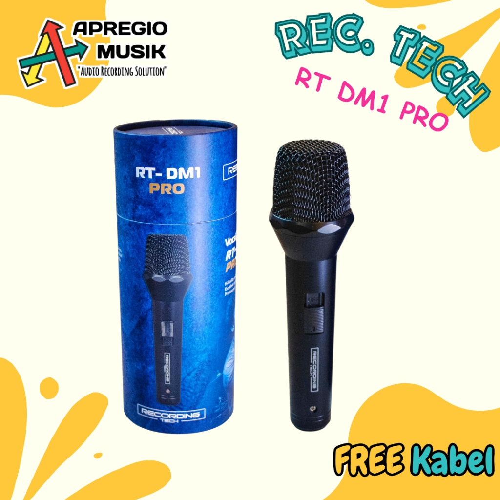 Jual RECORDING TECH RT-DM1 PRO RT DM1 PRO Dynamic Microphone vocal ...