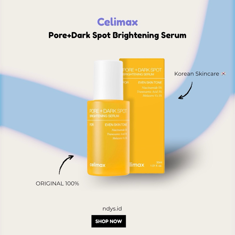 Jual Celimax Pore+Dark Spot Brightening Serum 30ml | Shopee Indonesia