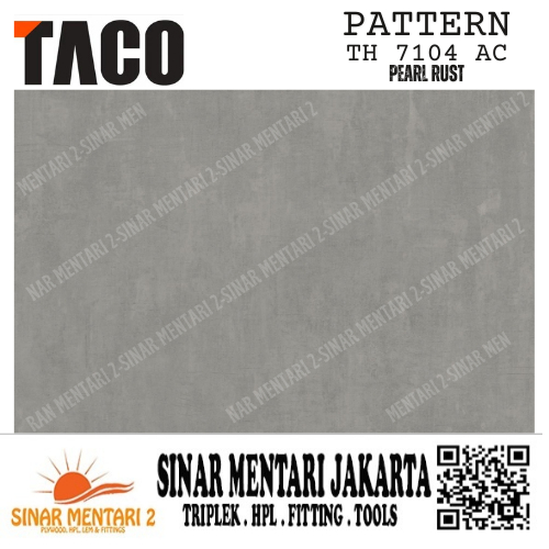 Jual TACO HPL PATTERN TH 7104 AC PEARL RUST | Shopee Indonesia
