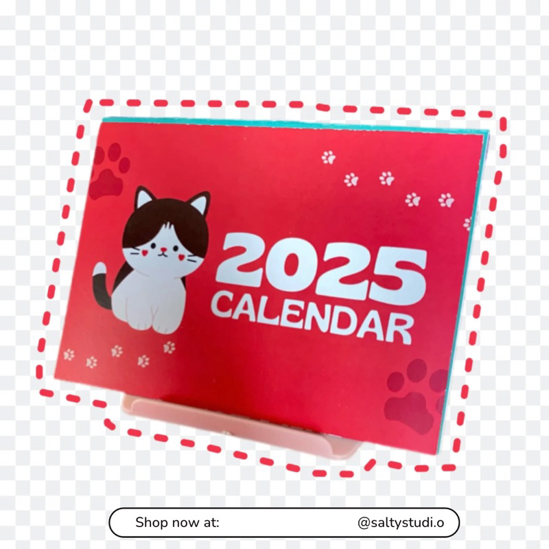 Jual [SAL'S CALENDAR] Kalender Meja Desain Kucing | Shopee Indonesia