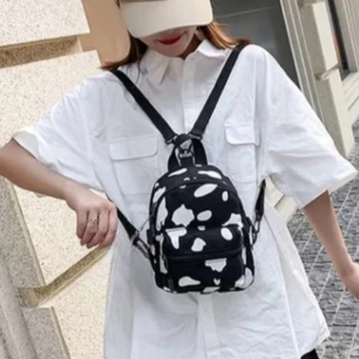 Jual Tas Ransel Wanita Mini Motif Sapi Tas Ransel Modis Tas Remaja ...