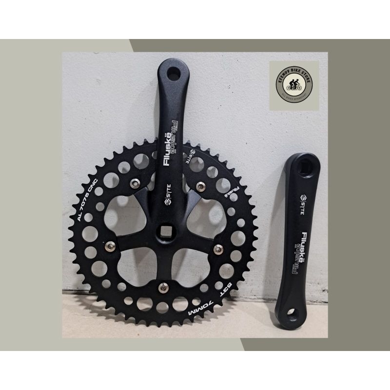 Jual Gir Gear Crank 53T Full Alloy SYTE Single 1 Crank Sepeda 1 susun ...