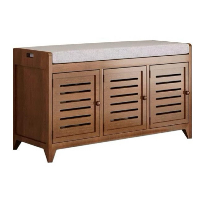 Jual bench storage minimalis rak sepatu minimalis kayu jati | Shopee ...