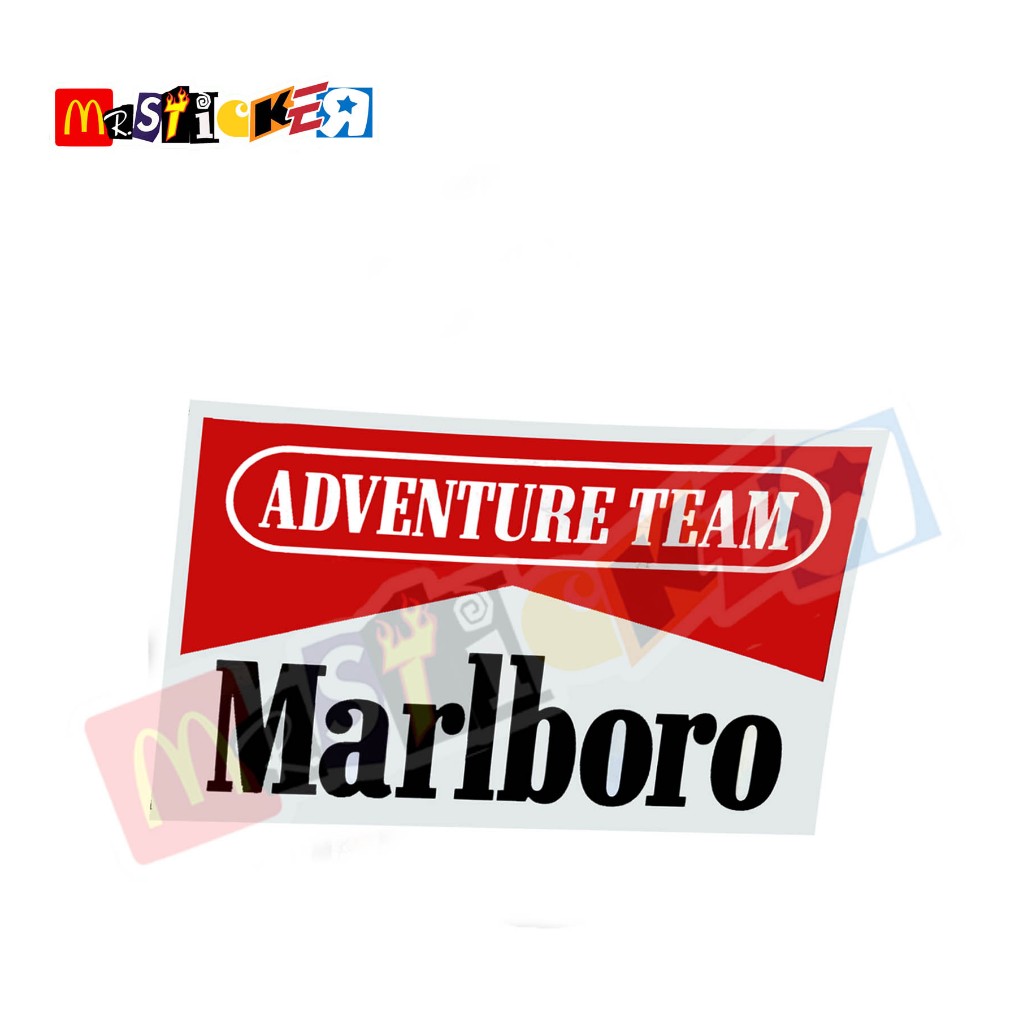 Jual sticker Marlboro Adventure Team logo stiker retro vintage | Shopee ...
