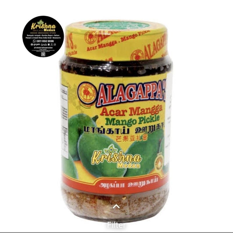 Jual Alagappas Acar Mangga Pickle/urka 350g | Shopee Indonesia