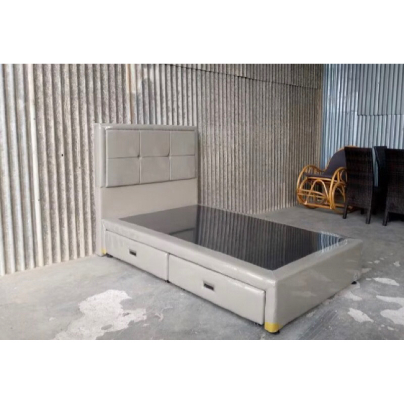 Jual divan single laci pekanbaru 120cm laci | Shopee Indonesia