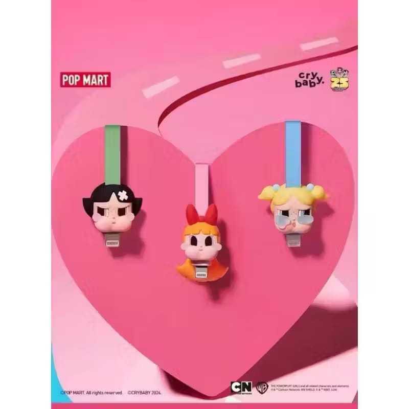 Jual POP MART POPMART KABEL CHARGER USB TYPE C PPG POWER PUFF GIRLS CRY ...