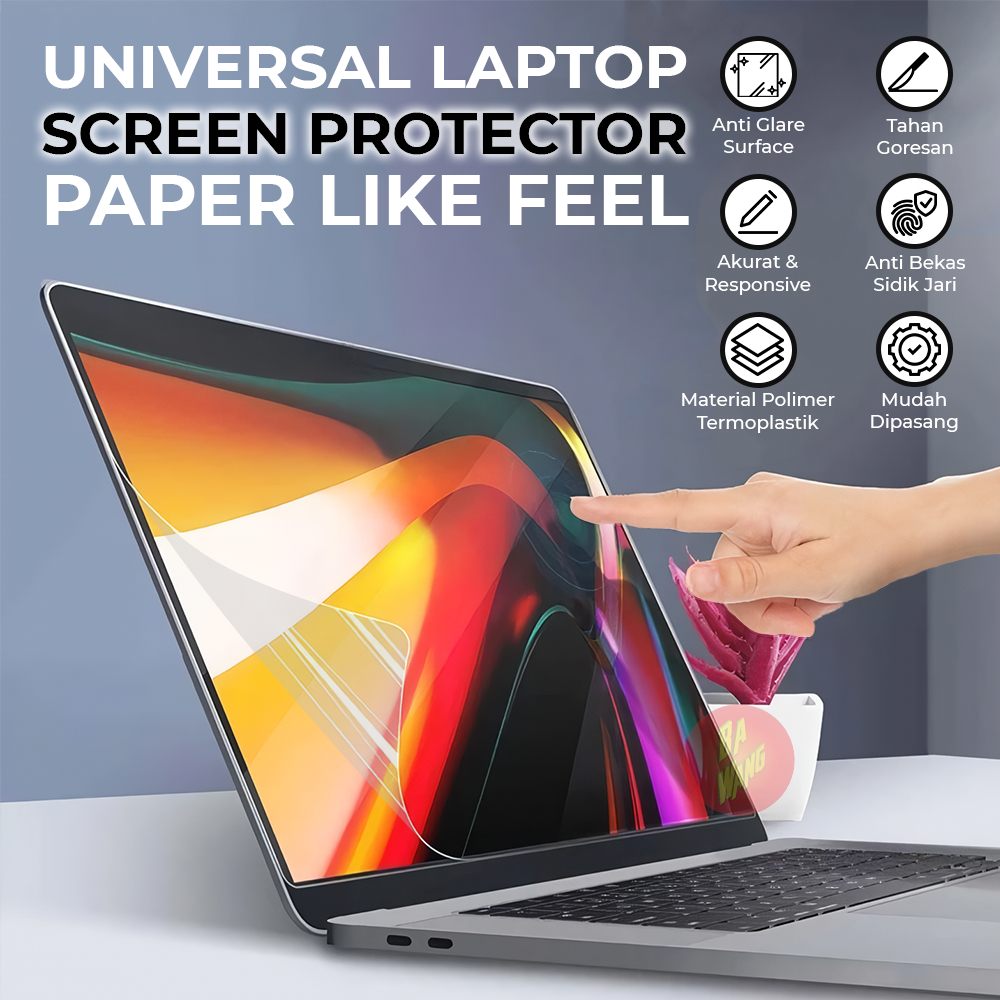 Jual Paper Like Laptop Universal 13 14 15 16 17 inci inch Anti Gores ...