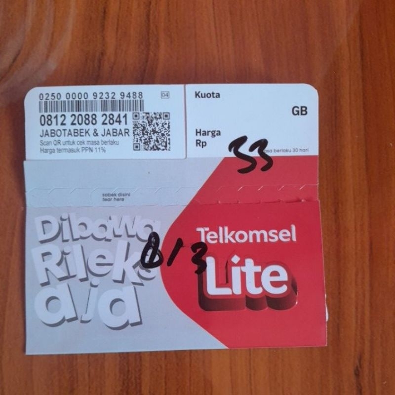 Jual kartu Kuota Telkomsel Lite | Shopee Indonesia