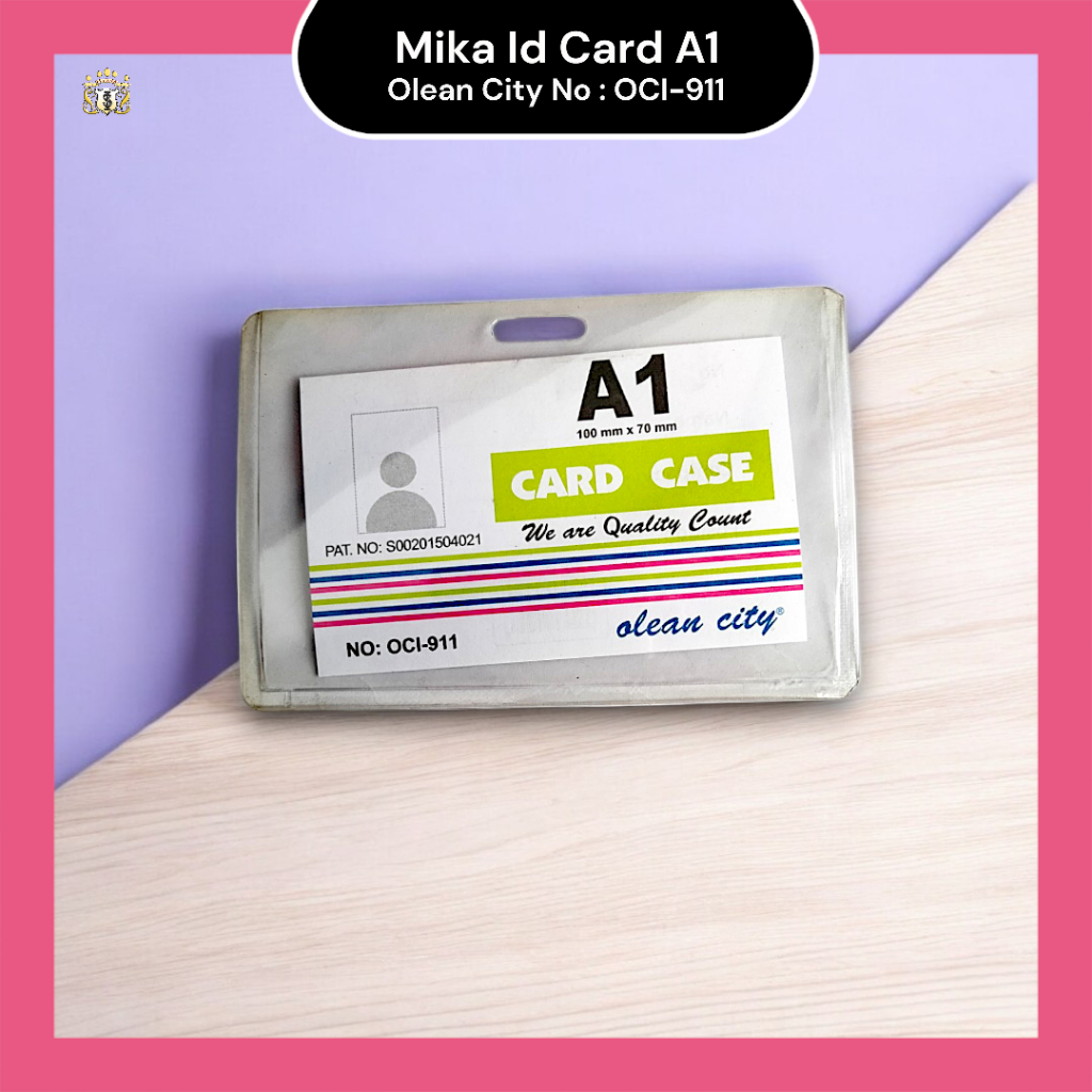 Jual Case Card Olean City / Mika Id Card Serbaguna Ukuran A1 ( 100 mm x 70 mm ) | Shopee Indonesia