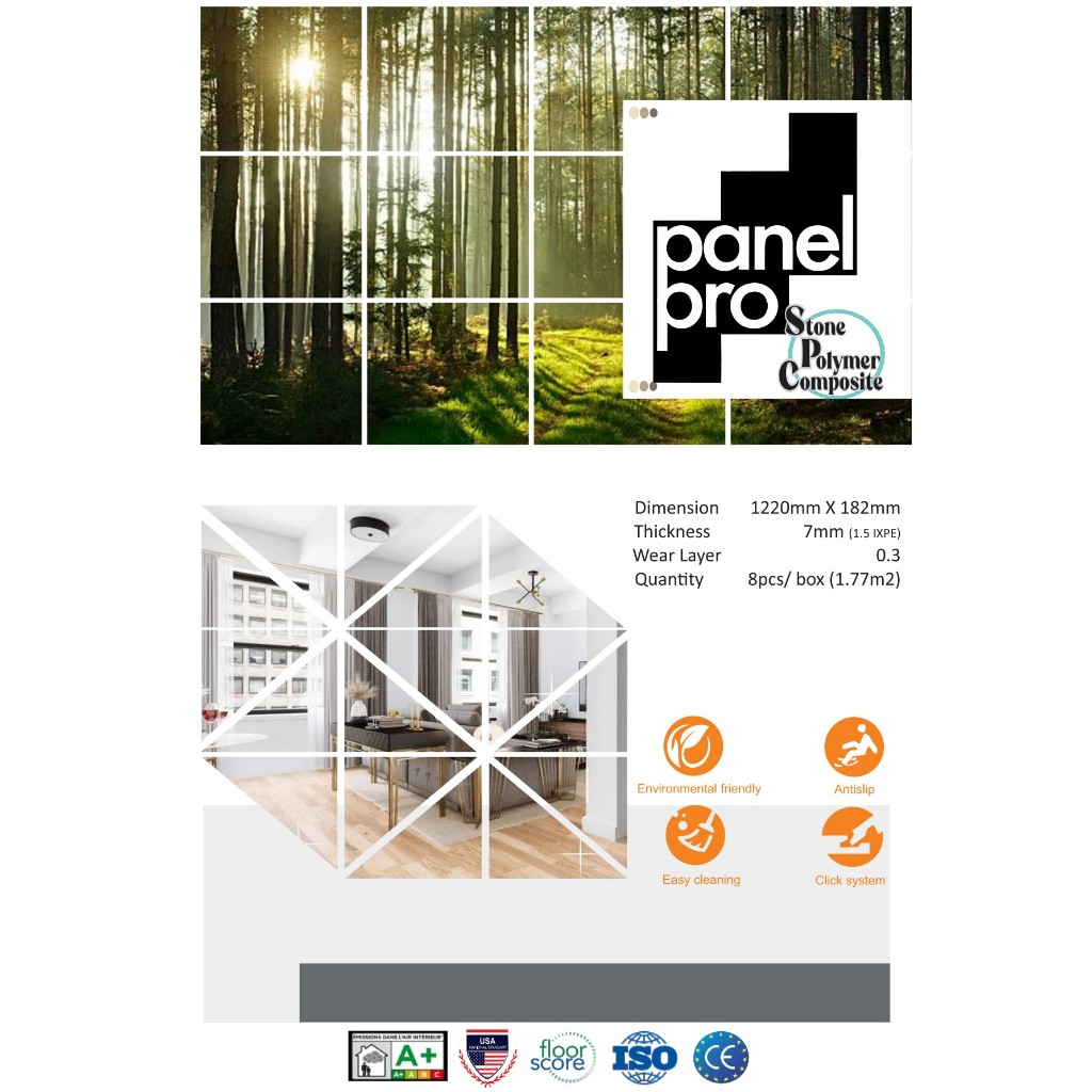 Jual SPC Premium Panelpro 7 mm Ixpe - Premium SPC Flooring Panelpro ...