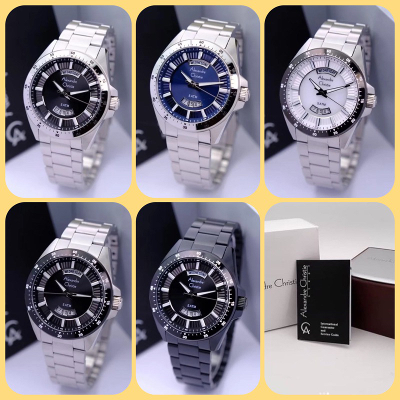 Jual JAM TANGAN PRIA ALEXANDRE CHRISTIE AC 6678 ME / AC 6678 / 6678 ORIGINAL STAINLESS STEEL ...