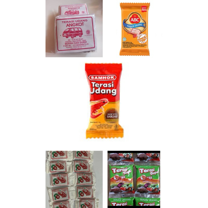 Jual Terasi Udang Sachet ABC | Samhok | M88 | Cap Angkot | Cap Tomat ...