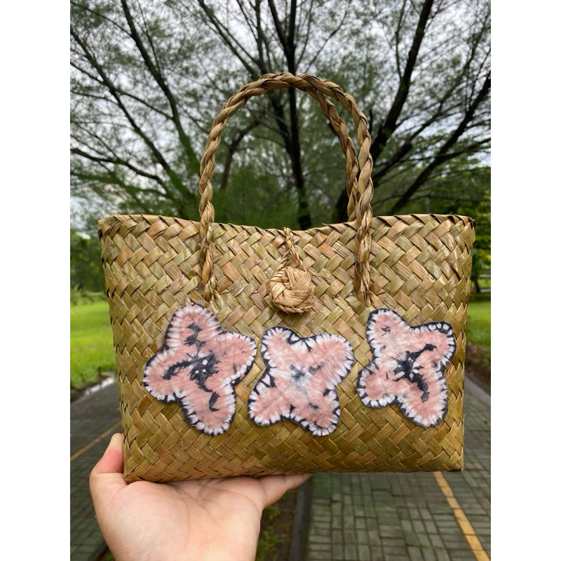 Jual TAS PURUN ANYAMAN SASIRANGAN KHAS KALIMANTAN SELATAN 012 | Shopee ...