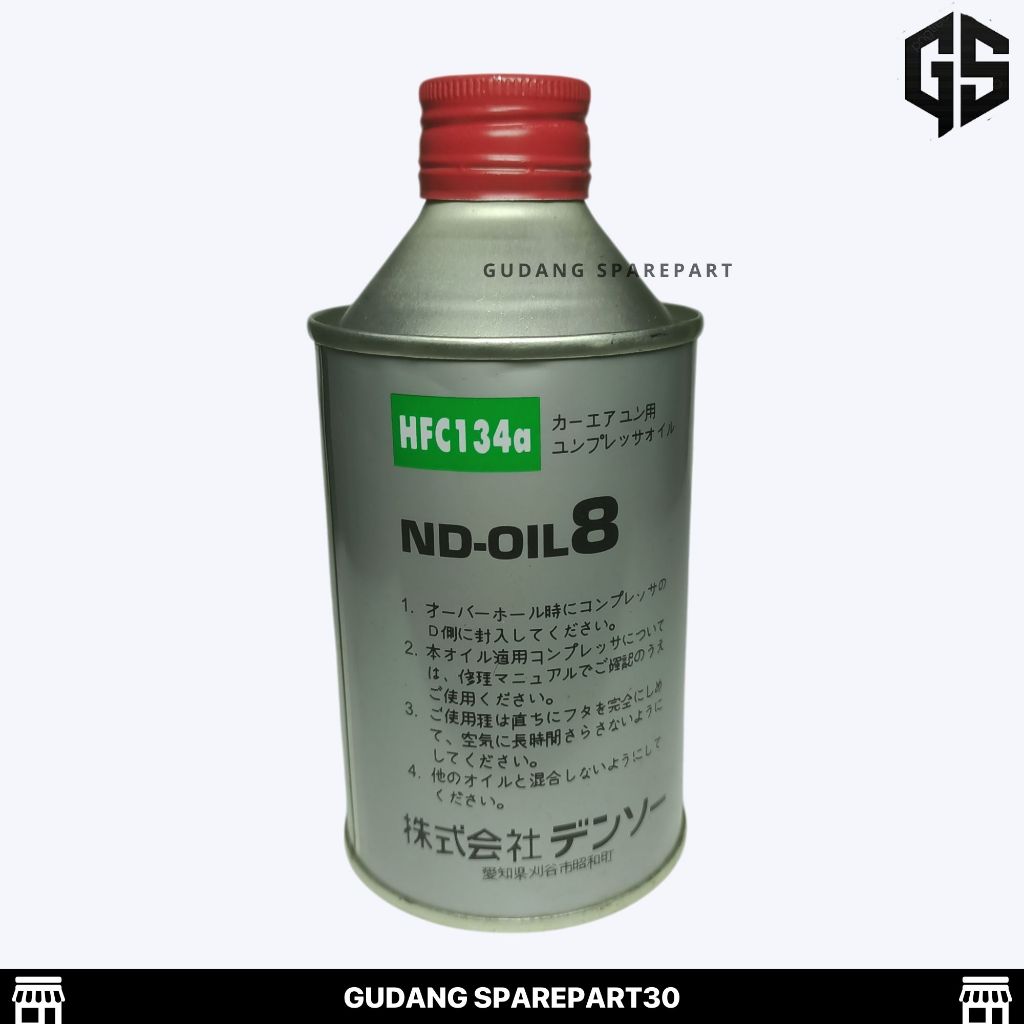 Jual Oli ND8 / Oli Kompresor AC Mobil Nd 8 HFC-134a 250ml | Shopee ...
