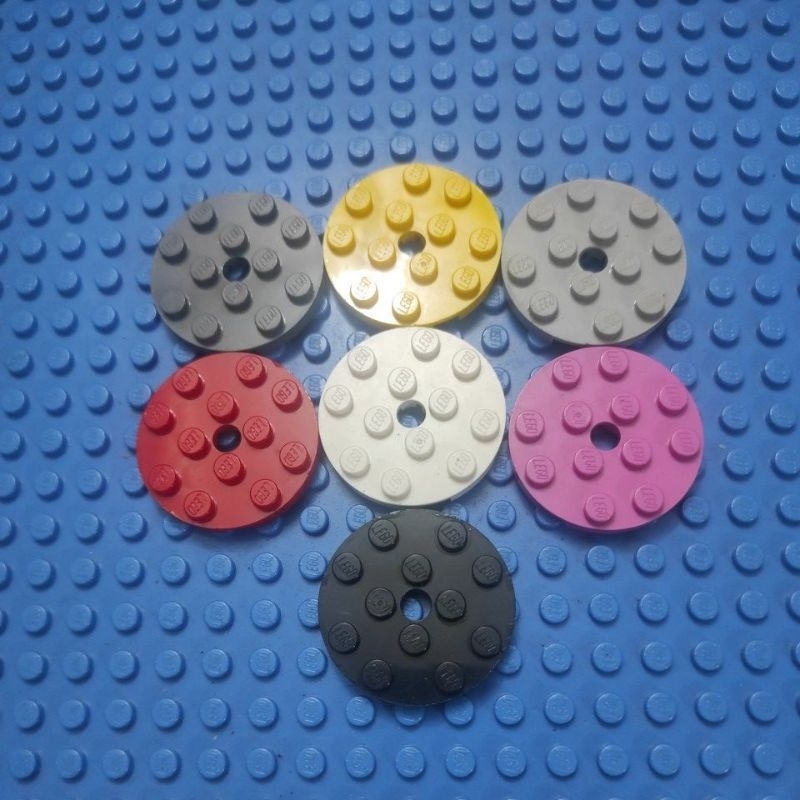 Jual Lego Plate, Round 4x4 with Hole | item No: 60474 | Parts Original ...