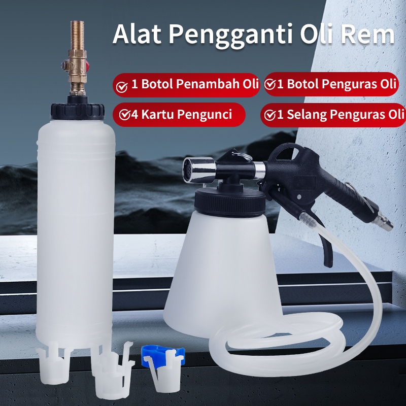 Jual CHIGE Pneumatic Brake Fluid Bleeder / Alat Kuras Minyak Rem ...