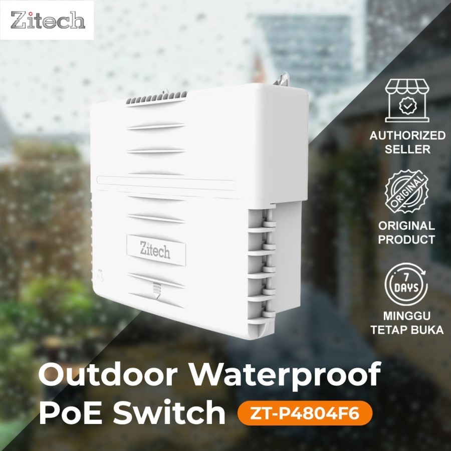 Jual Zitech Switch Waterproof ZT-P4804F6 Support PoE Switch | Shopee ...