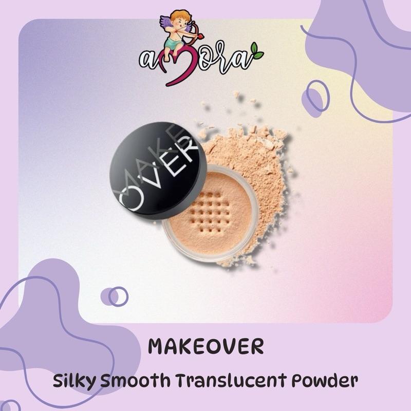 Jual AMORA // MAKE OVER Silky Smooth Translucent Powder Bedak Tabur ...
