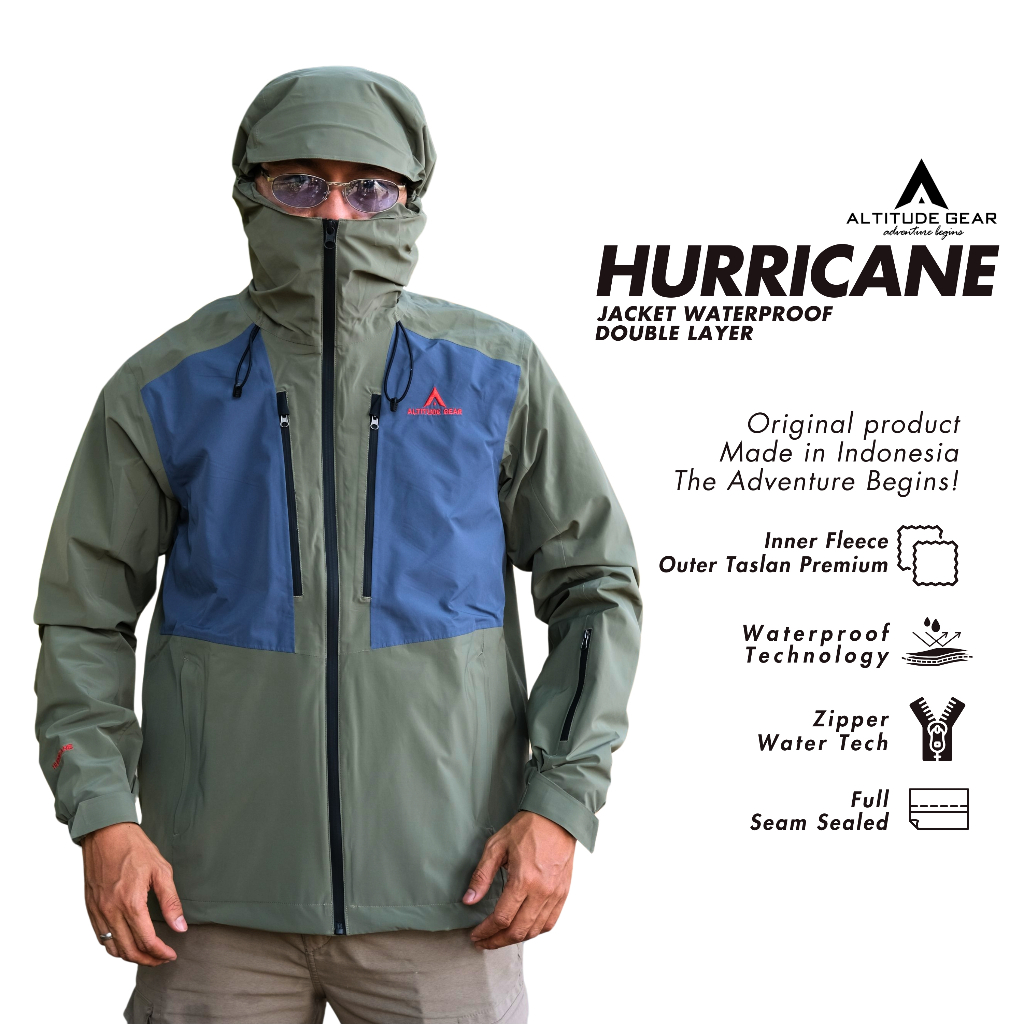 Jual Altitude Gear Hurricane Jaket Gunung Outdoor Double Polar ...