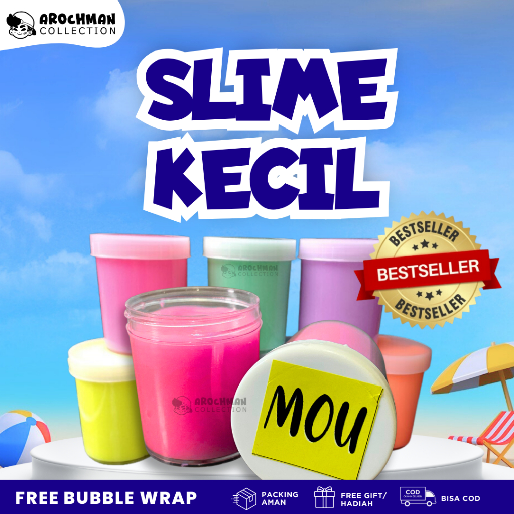 Jual Slime Mini Lucu – Mainan Edukatif Anak Sensory Play Anti Lengket ...