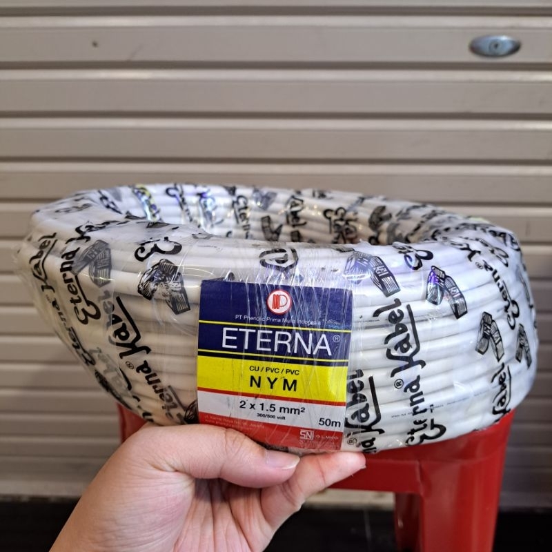 Jual kabel eterna 2x1.5 NYM (Per Meter) | Shopee Indonesia