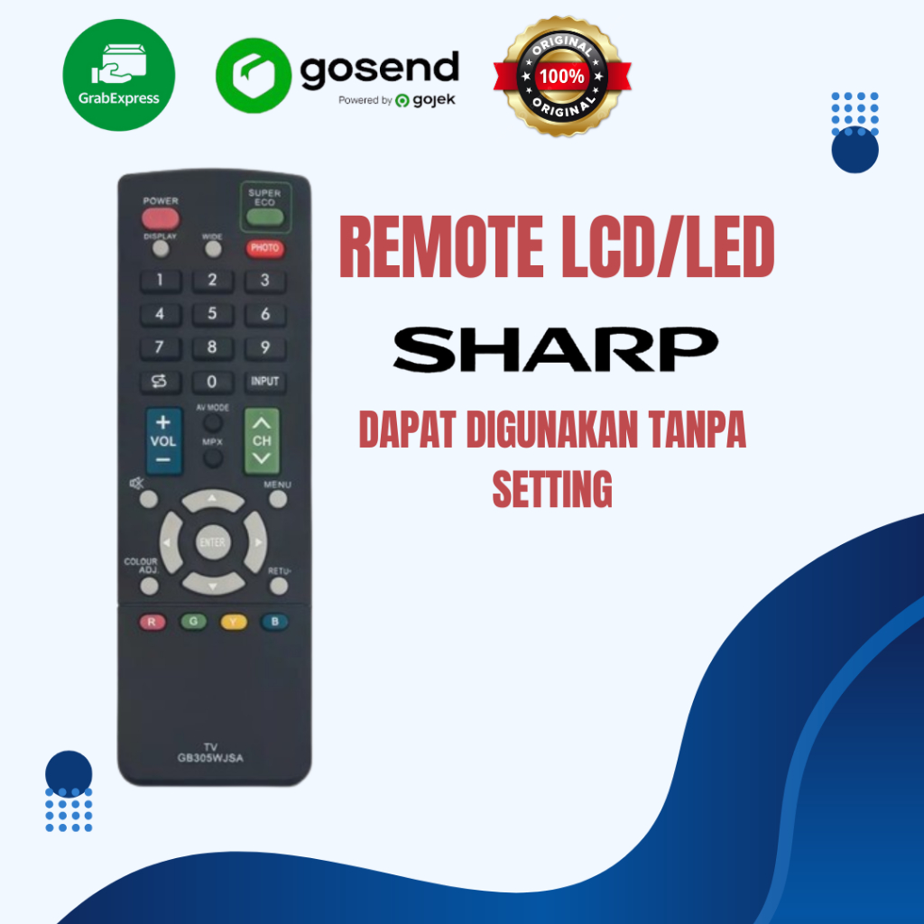 Jual REMOTE LCD/LED SHARP | Shopee Indonesia