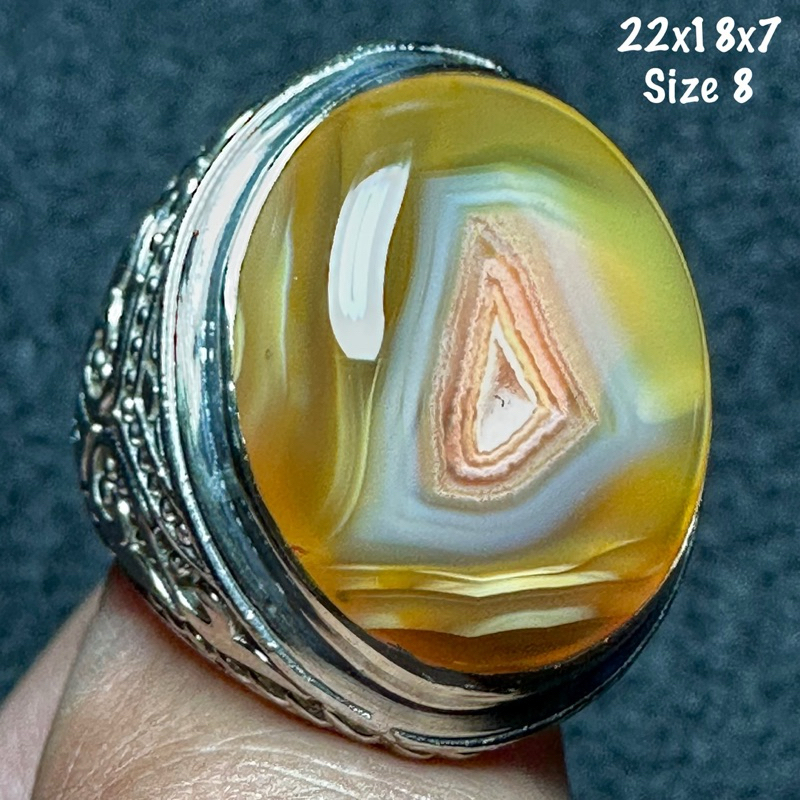 Jual Cincin Batu Akik Natural Yaman Ginggang Mawar 3D Aquarium Kristal ...