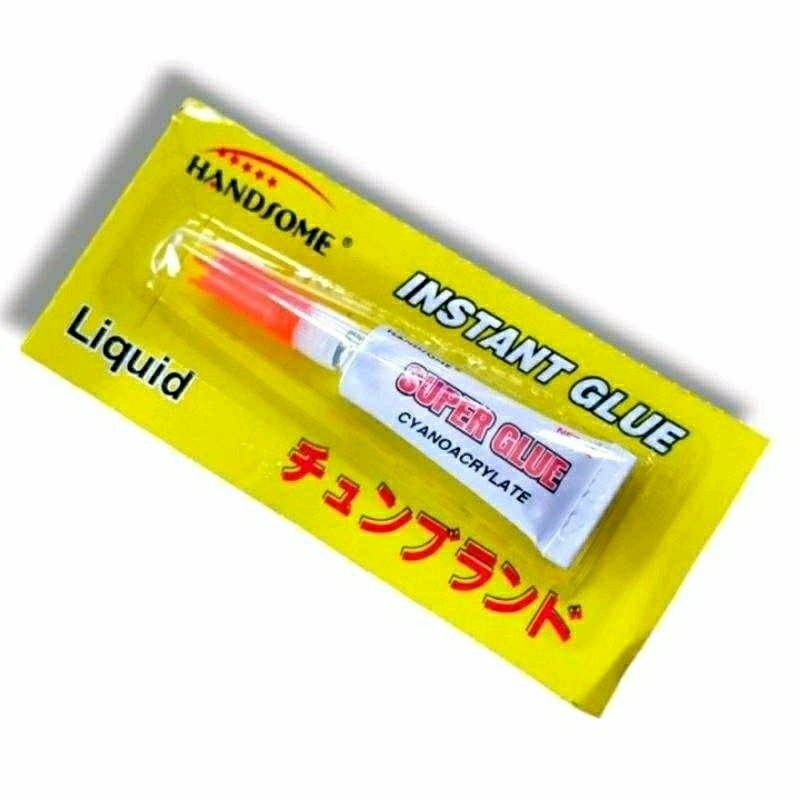 Jual Lem Super Glue Handsome Instan 3gr Lem serbaguna Perekat Kuat Lem ...