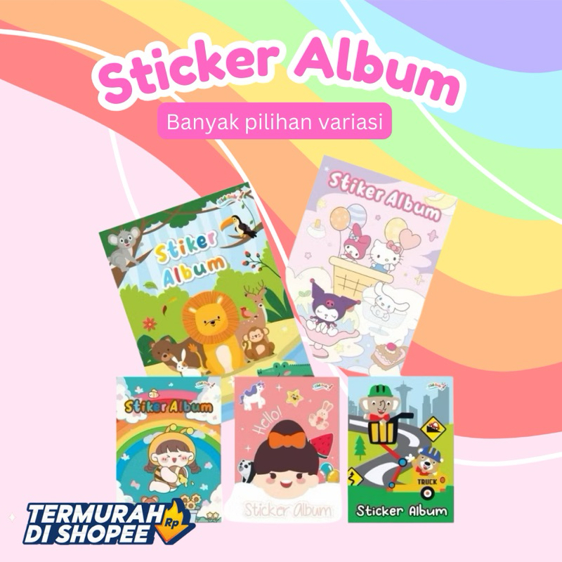 Jual Mainan BUKU STIKER KOLEKSI Buku Stiker Anak TEBAL MURAH / Album ...