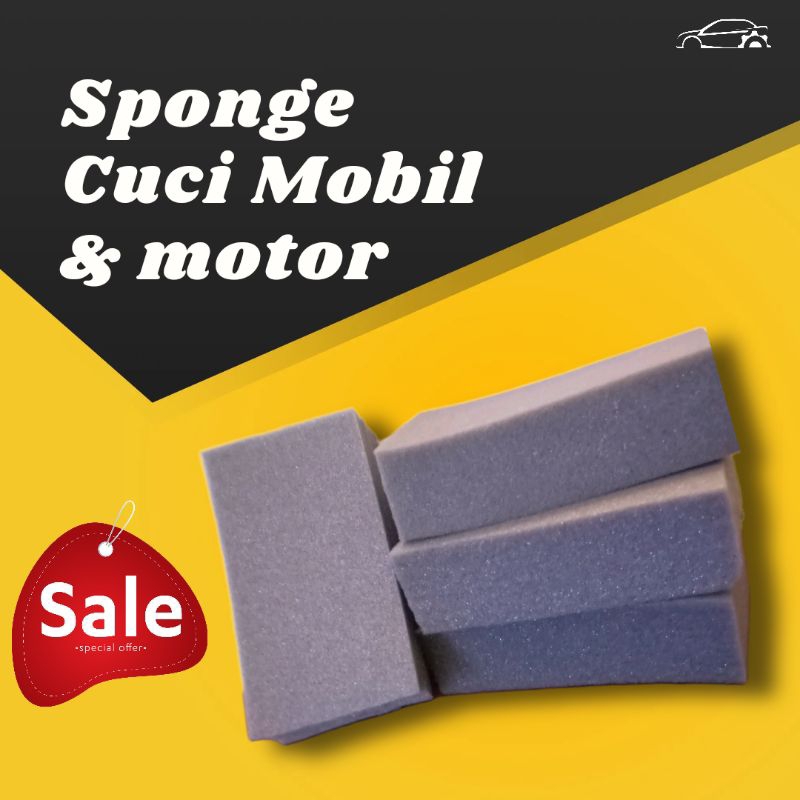 Jual spon cuci mobil/motor/cuci piring spon serbaguna kualitas premium ...