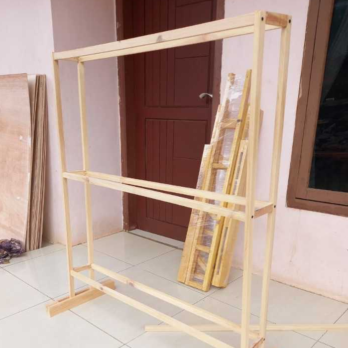 Jual Rak Buket 3 Susun Kecil Ukuran 120 x 120 Cm / 120 x 150 Cm ...