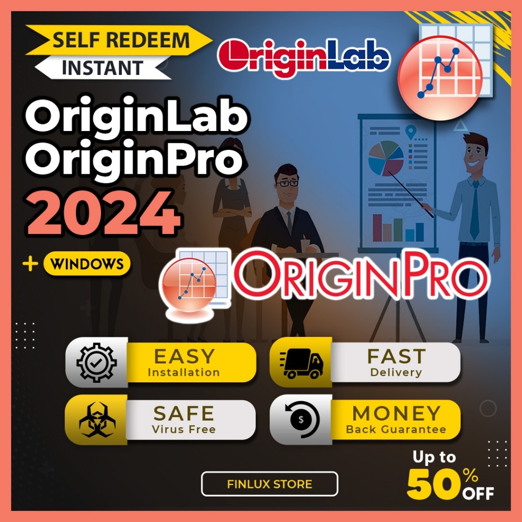 Jual OriginLab OriginPro 2024 SR1 PALING BARU dan 2021 - Aplikasi Analisis Data Fungsi Numerik ...