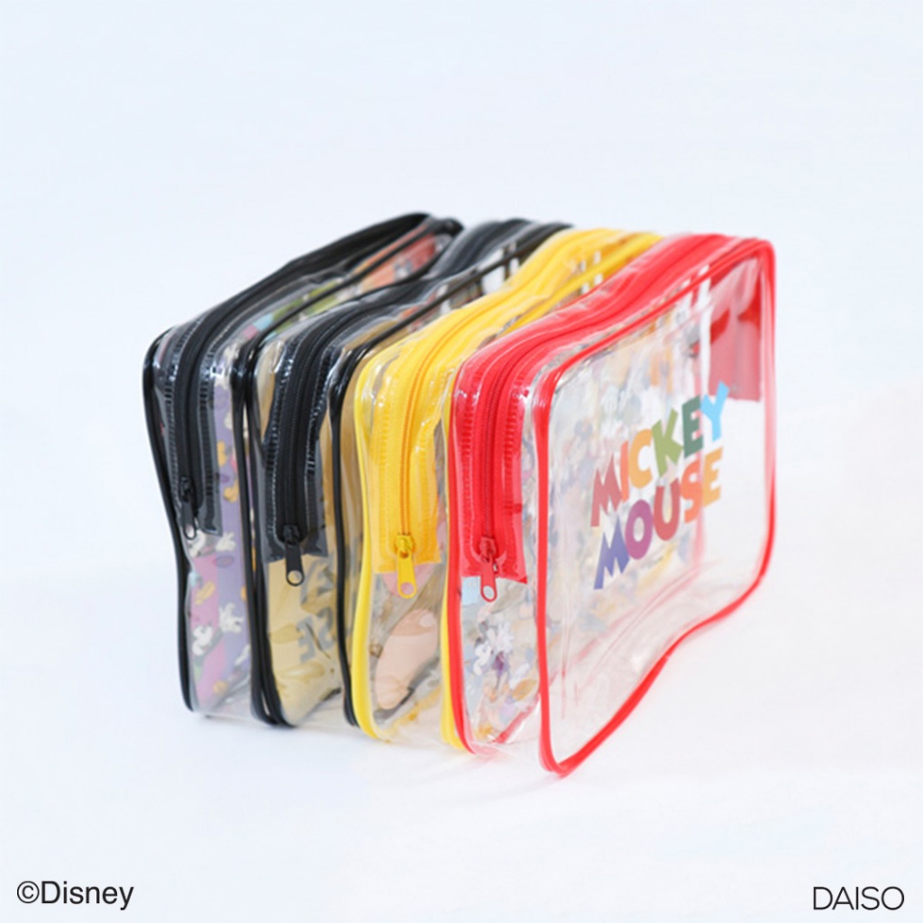 Jual Daiso Vinyl Pouch with Gusset -Mickey Mouse- | Shopee Indonesia