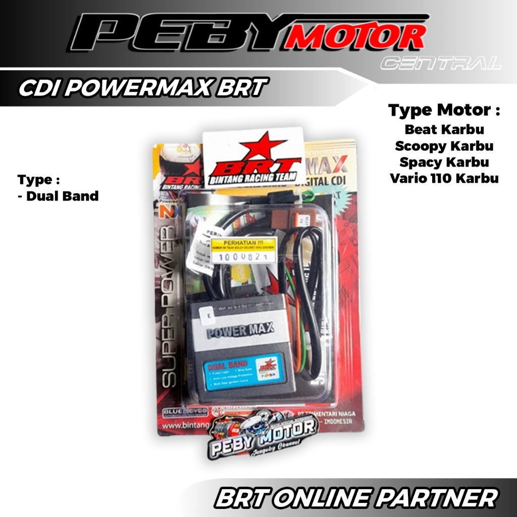 Jual CDI POWER MAX DUALBAND BRT BEAT SCOOPY SPACY VARIO 110 KARBU ...