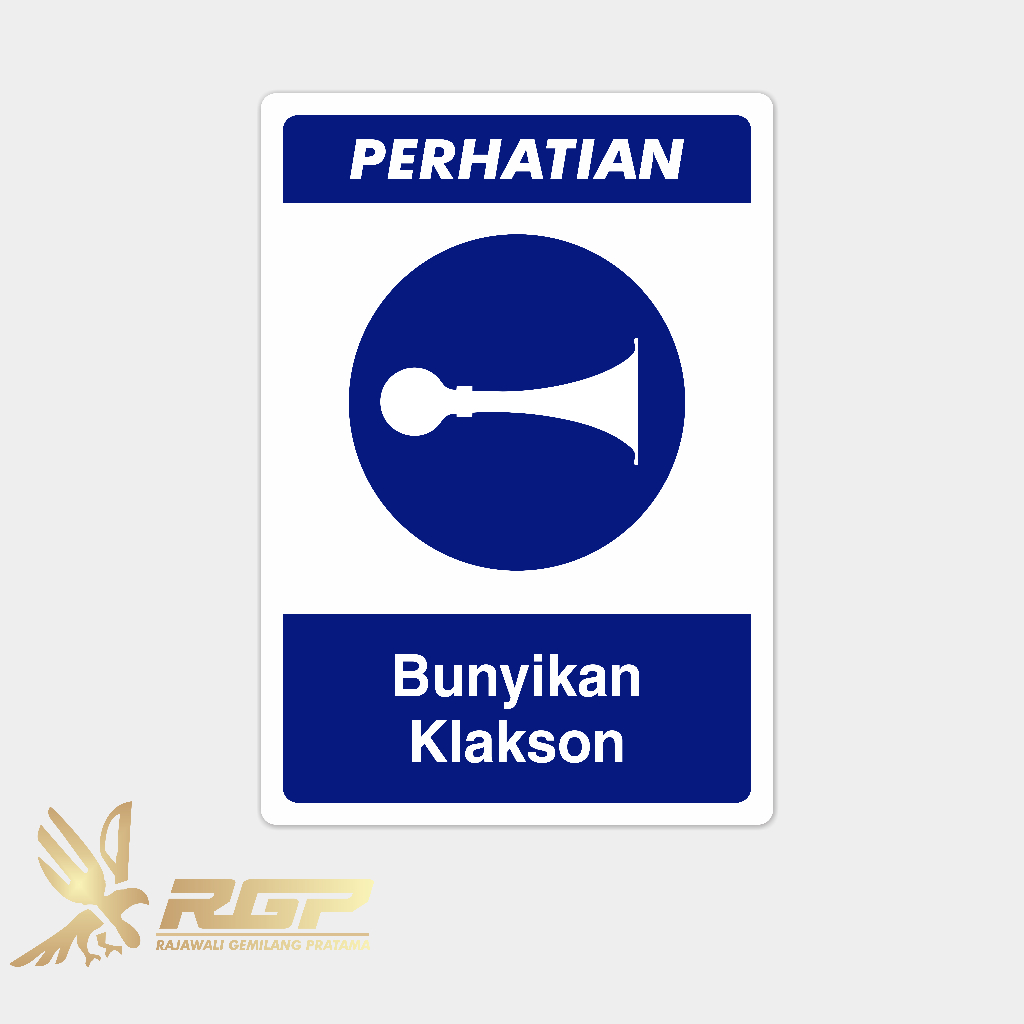 Jual Rambu APD Bunyikan Klakson - Plat Alumunium | Shopee Indonesia