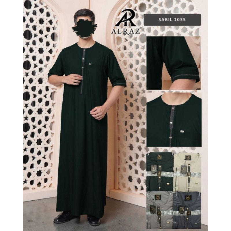 Jual JUBAH AL RAZ MODEL SABIL | Shopee Indonesia
