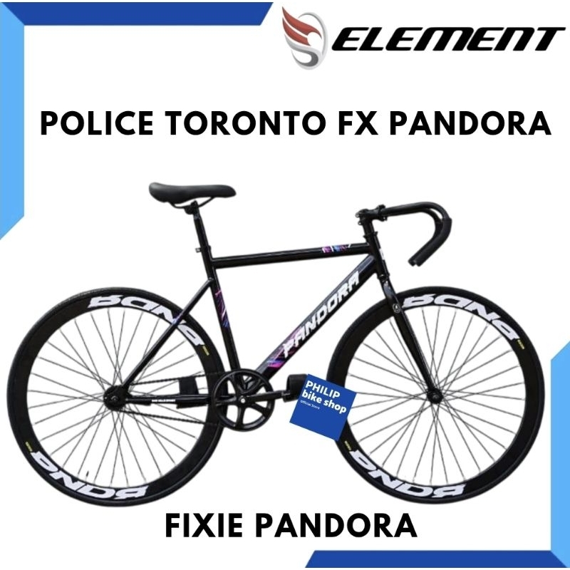 Jual Sepeda Fixie 700C Element Police Toronto FX Pandora New | Shopee ...