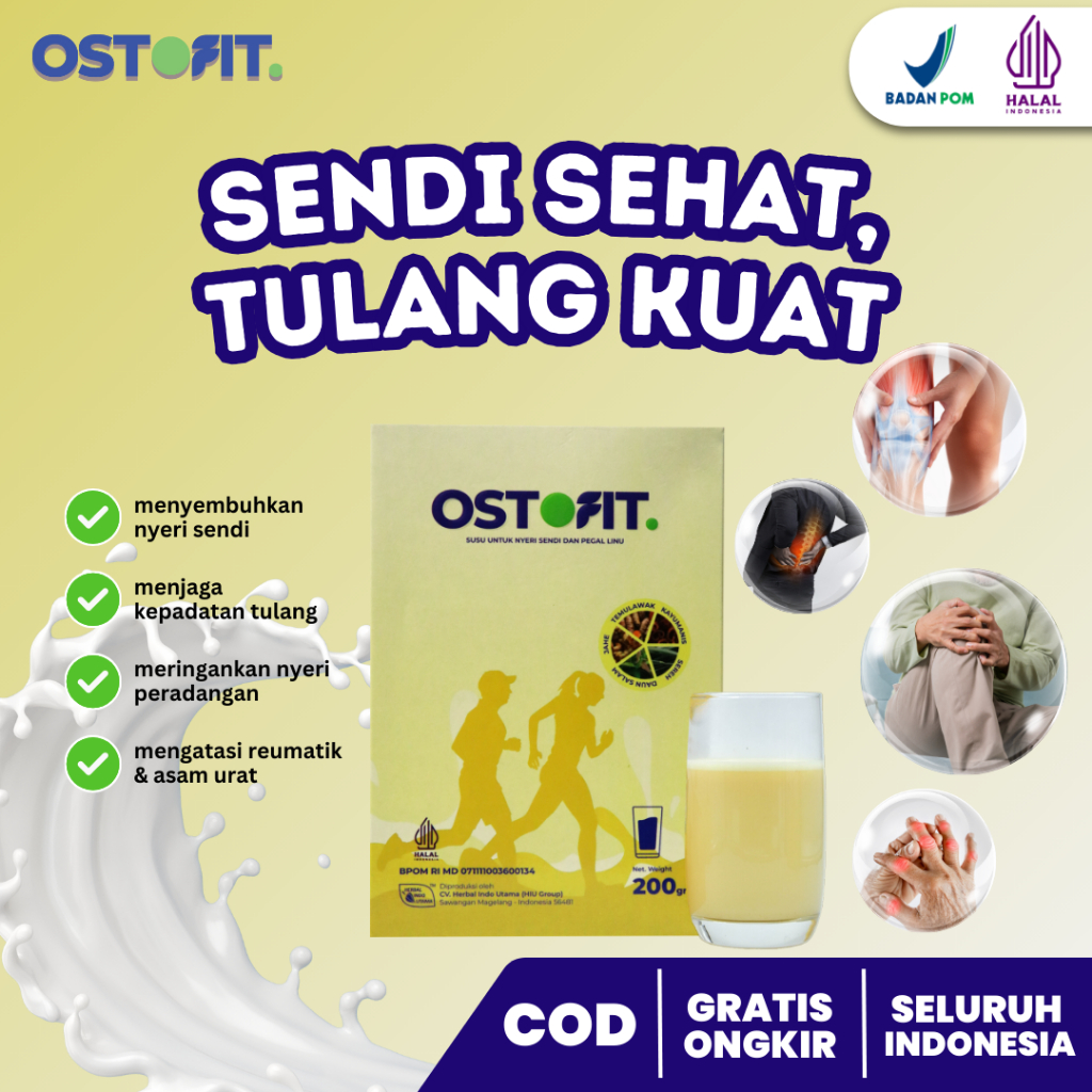 Jual OSTOFIT SUSU HERBAL ALAMI - ATASI NYERI SENDI DAN TULANG, REDAKAN ...