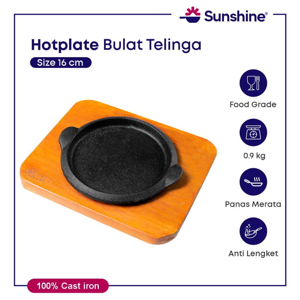 Jual Hot Plate Bulat / Piring Bulat / Piring Steak Bulat / Piring Cast ...