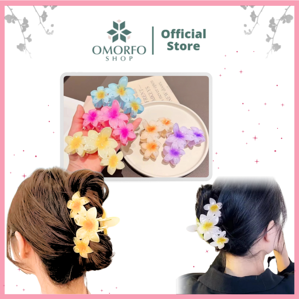 Jual ️Omorfo ️Accessories Jedai plumeria tripple flower kamboja | Jedai ...