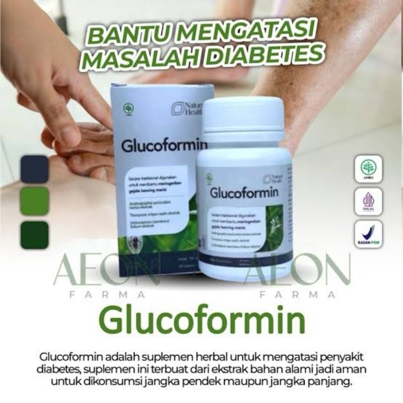 Jual Glucoformin Herbal Mengatasi Diabetes / Kencing Manis Herbal BPOM ...