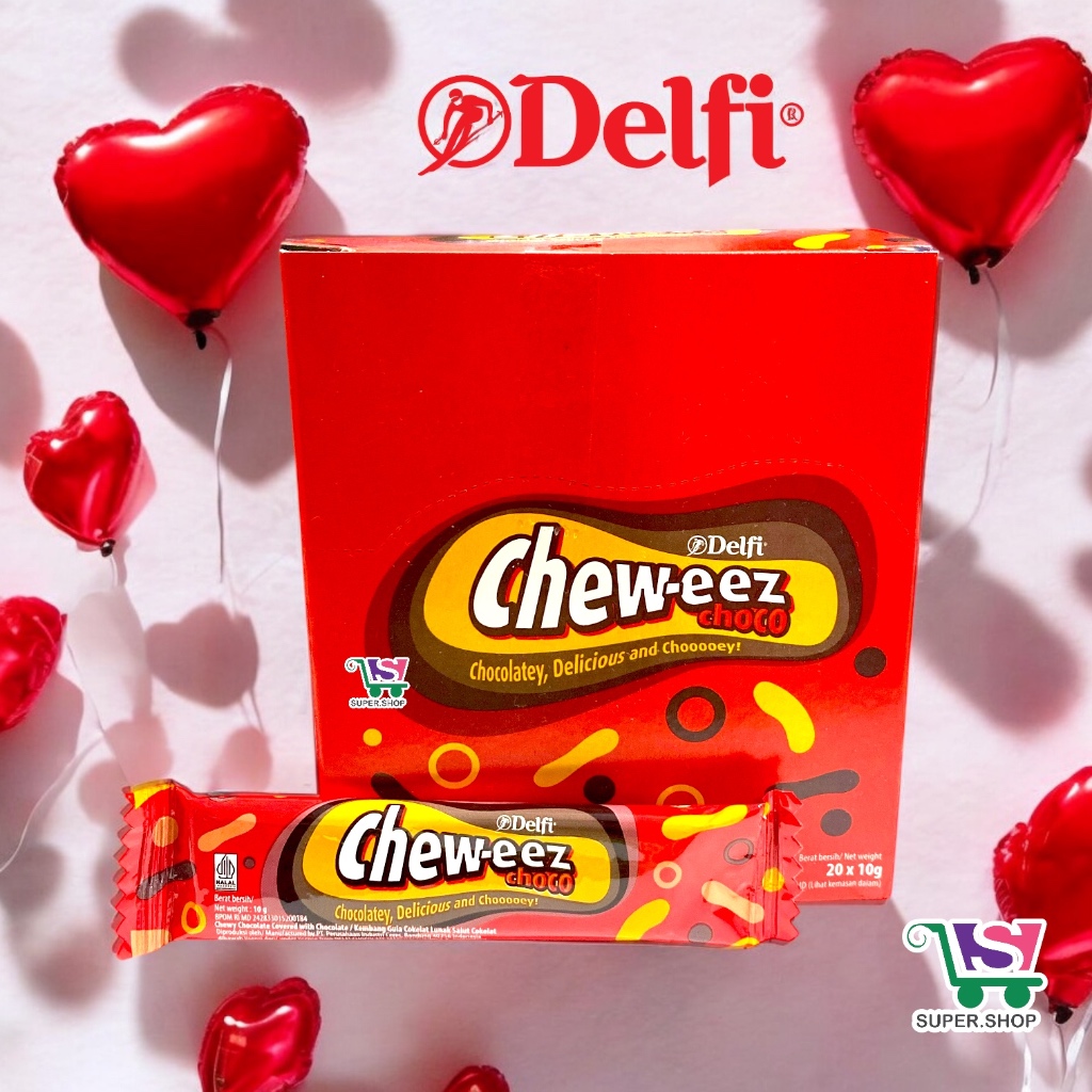 Jual PROMO ! Delfi Cheweez / Chew-eez Choco Cokelat Natal (isi 20 pcs ...
