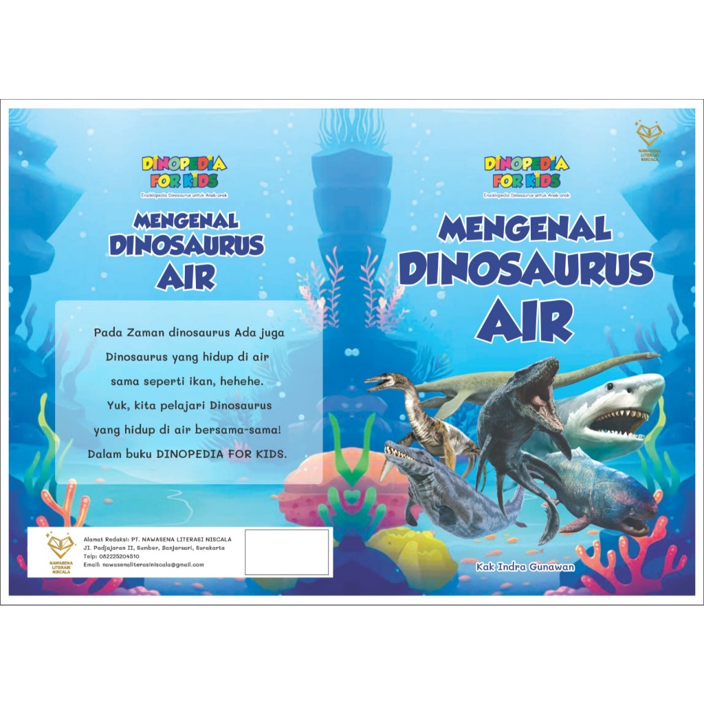 Jual MENGENAL DINOSAURUS AIR SERI DINOPEDIA FOR KIDS | Shopee Indonesia