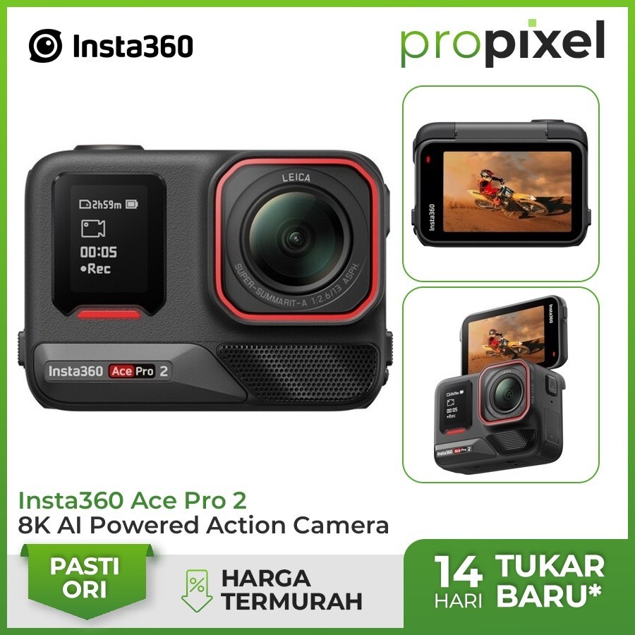Jual Insta360 Ace Pro 2 8K AI Powered Action Camera Insta 360 Garansi Resmi | Shopee Indonesia